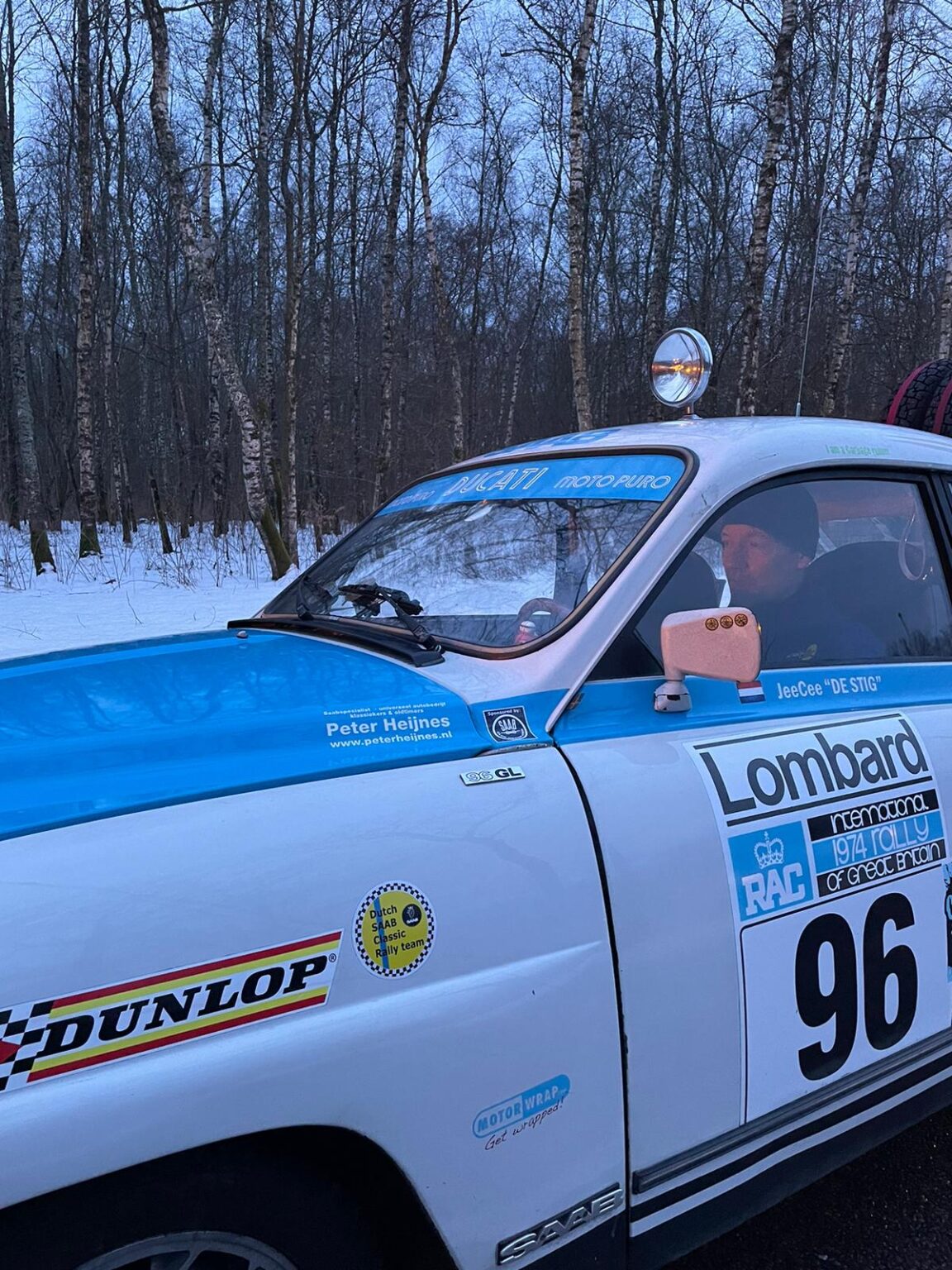 Sneeuw- en ijspret! - Dutch SAAB Classic Rally Team